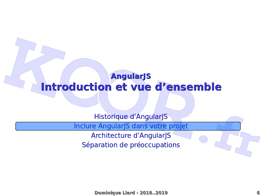 AngularJS - AngularJSIntroduction et vue d'ensemble