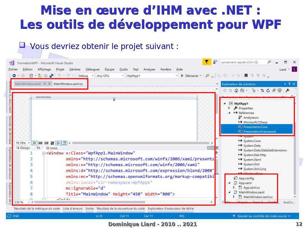 WPF (Windows Presentation Foundation) en C# - Mise en document.write ...