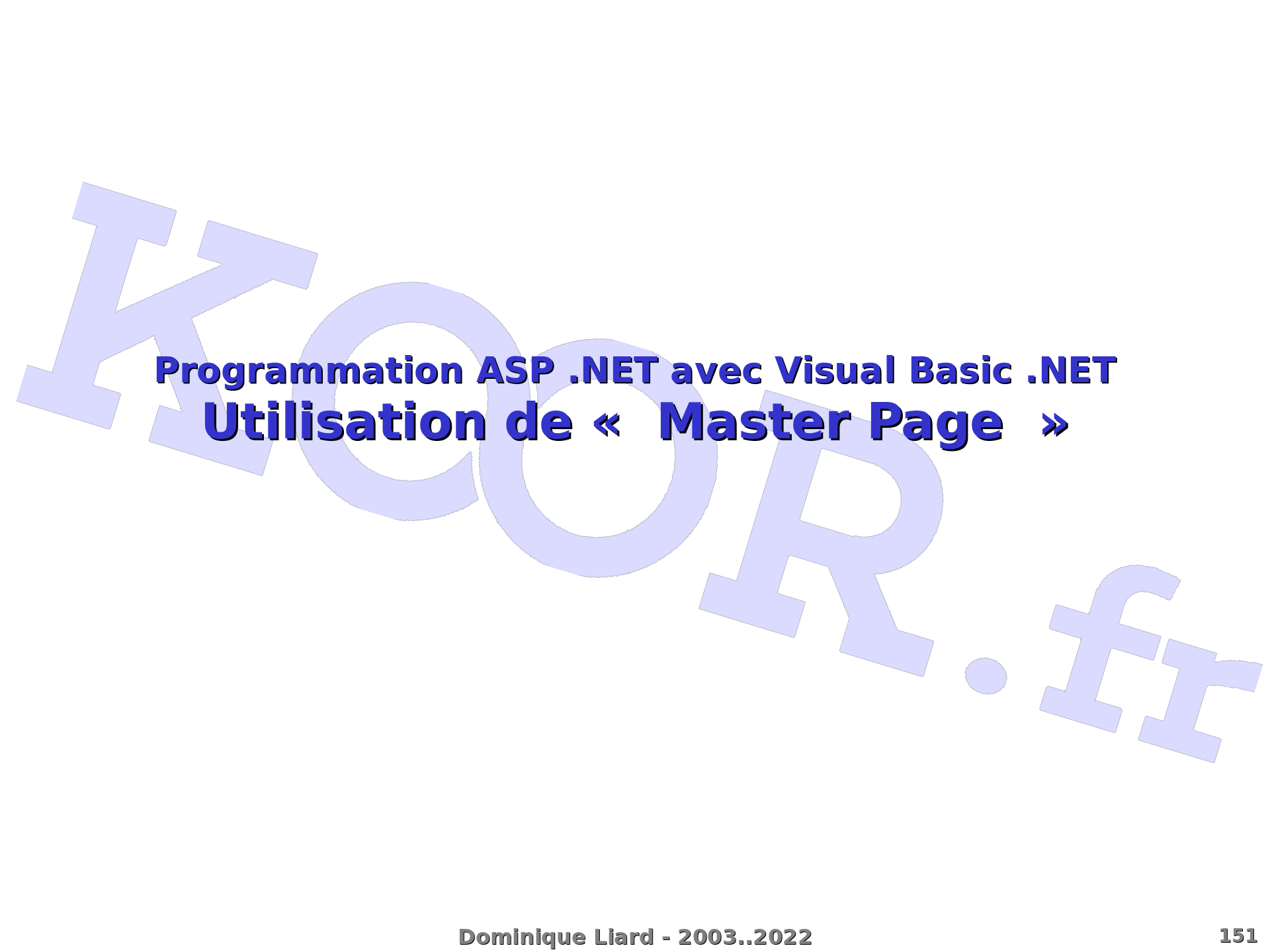 Programmation ASP .NET avec Visual Basic (approche Web Form) - Programmation ASP .NET avec ...