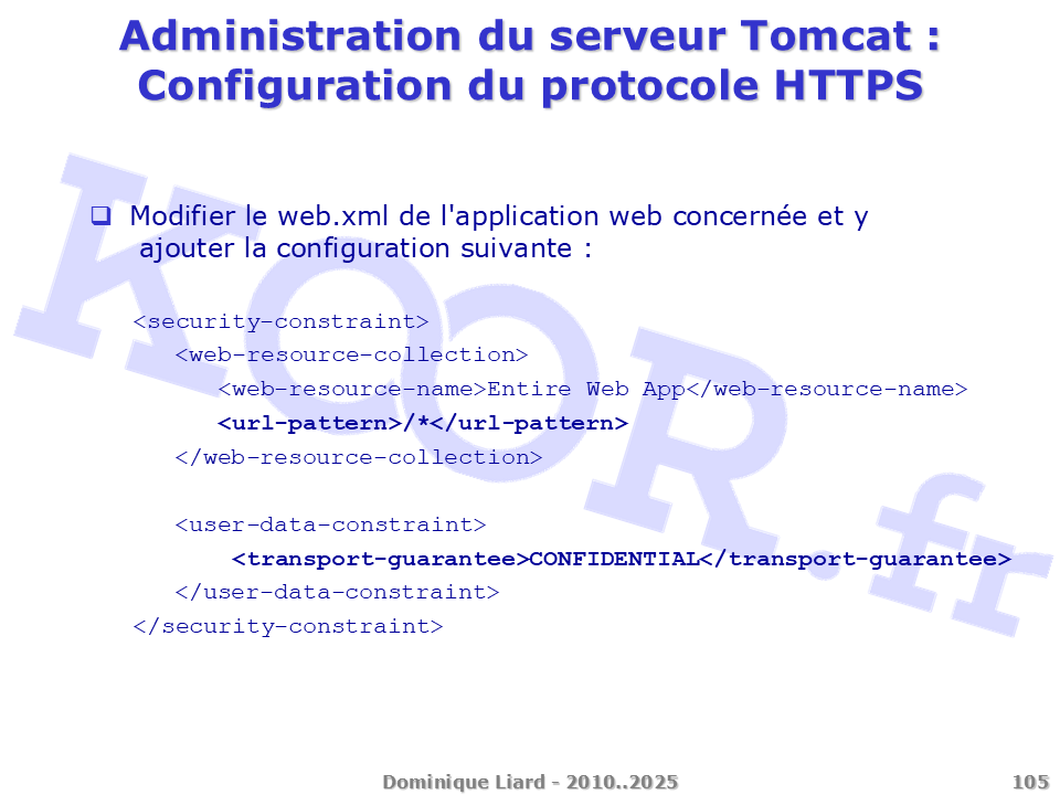 Administration Tomcat