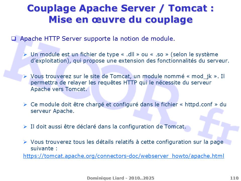 Administration Tomcat