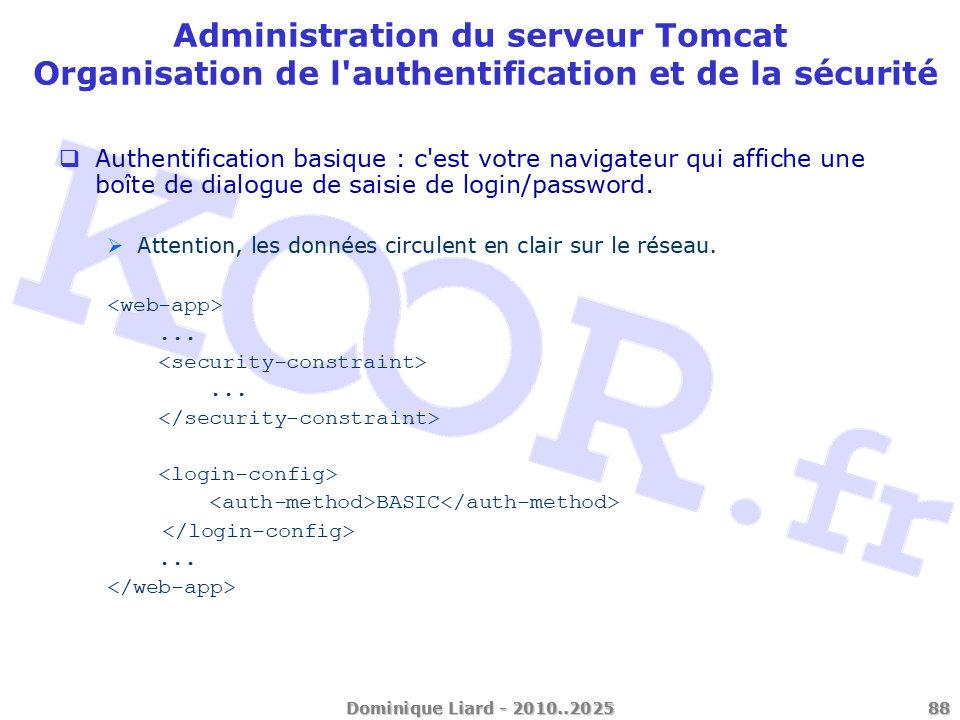 Administration Tomcat